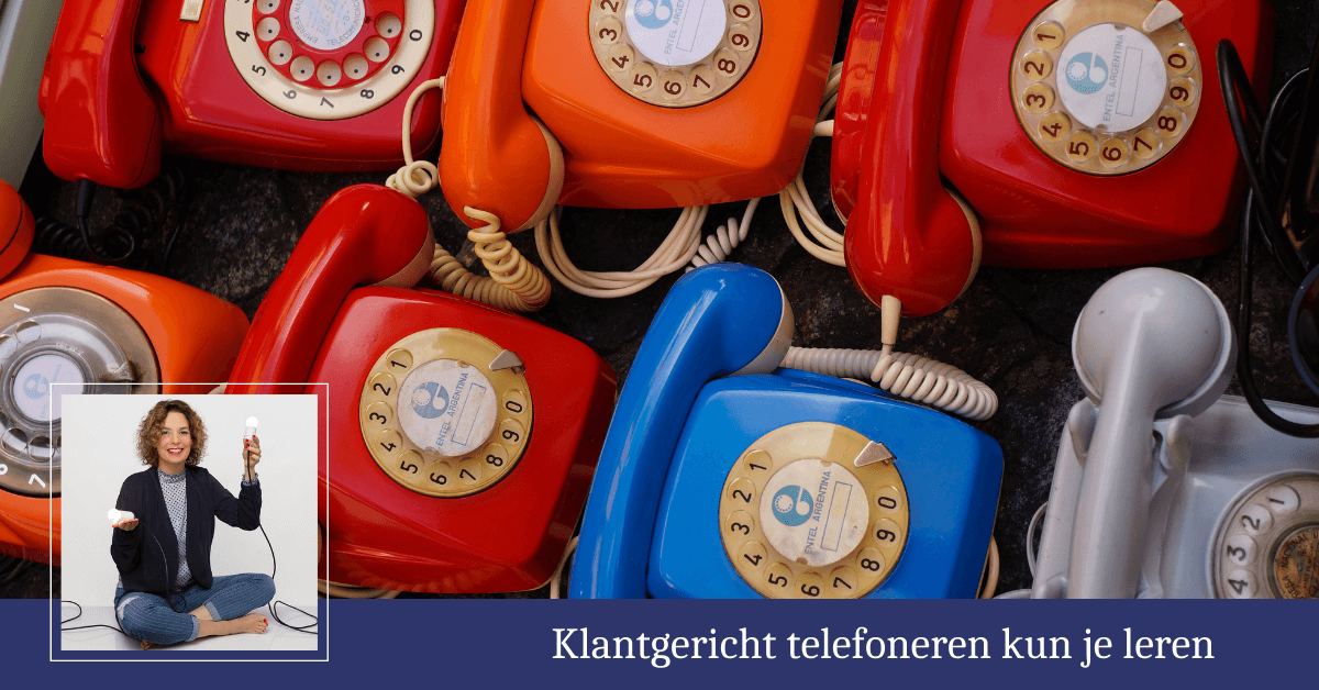 Klantgericht telefoneren kun je leren - Claudia Bouwens